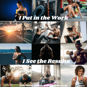 Fitness and Weight Loss Vision Boards and Success Motivation - Wealthvibes