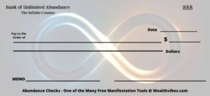 Law of Abundance Checks including New Moon Cheques - Wealthvibes